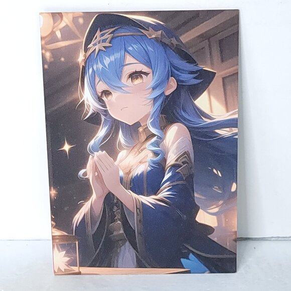 Art | Layla Snow Bench Double Sided Waifu Card Anime Girl Art Oversized ...